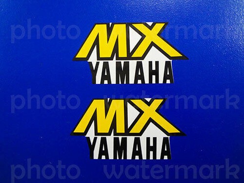 1979 Yamaha MX80 MX100 MX175 Tank Graphics 79' Decals Stickers MX 80 ...