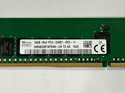 HP 16GB DDR4-2400 RDIMM 805349-B21 819411-001 809082-091 HPE Server ...