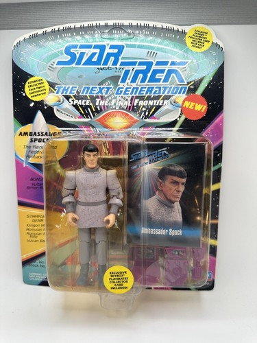 Playmates Star Trek The Next Generation Ambassador Spock Action Figure ...
