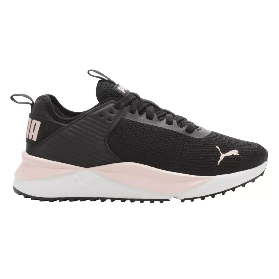 PUMA Women's PC Runner Sneaker Softfoam Plus Inner Sole BLACK/PINK ...