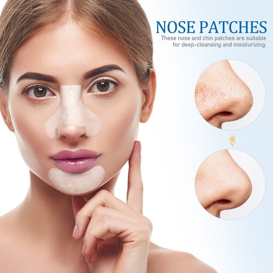 200 Pcs Blackhead Strips for Nose Pore Facial Cotton Pads Makeup | eBay ...