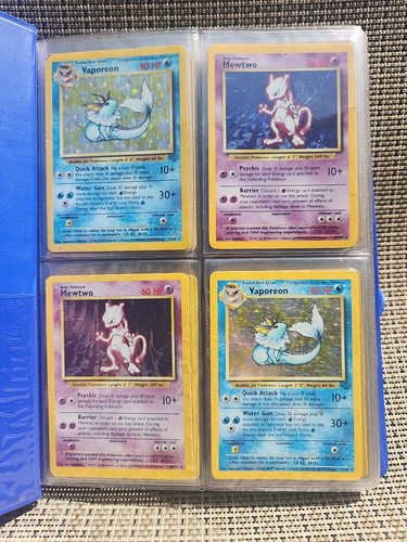 Old Vintage Pokemon Binder Collection Shadowless, Base Set READ ...