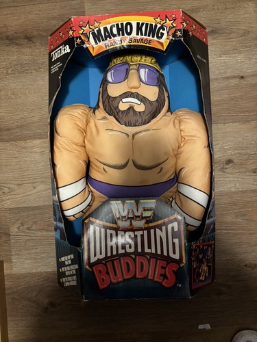 Macho King Randy Savage Wrestling Buddies WWF WWE Wrestling 1990 Tonka 22" MIB | eBay