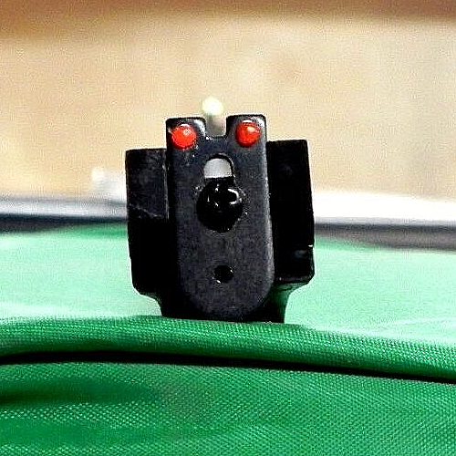 SO NICE! CROSMAN Rear Sight With RED Fiber Optic on BOTH SIDES for 2240 ...
