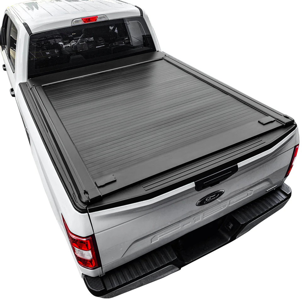 MR Retractable Hard Tonneau Cover +Rack Fit 2010-2026 F-150 6.5ft Long ...