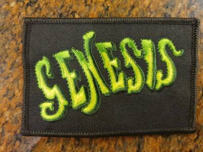 Genesis Green Logo Officially Licensed Standard Patch 10cm x 6.5cm FREE ...
