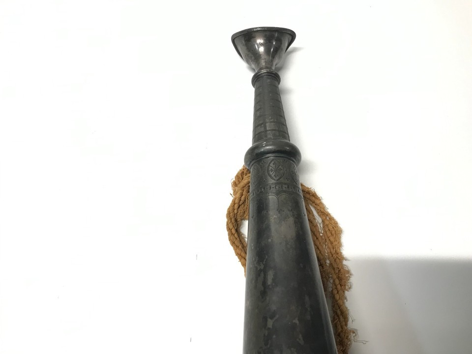 RARE Early 1800's Ornate Fire Fighter Parade Ceremonial Trumpet Horn ...