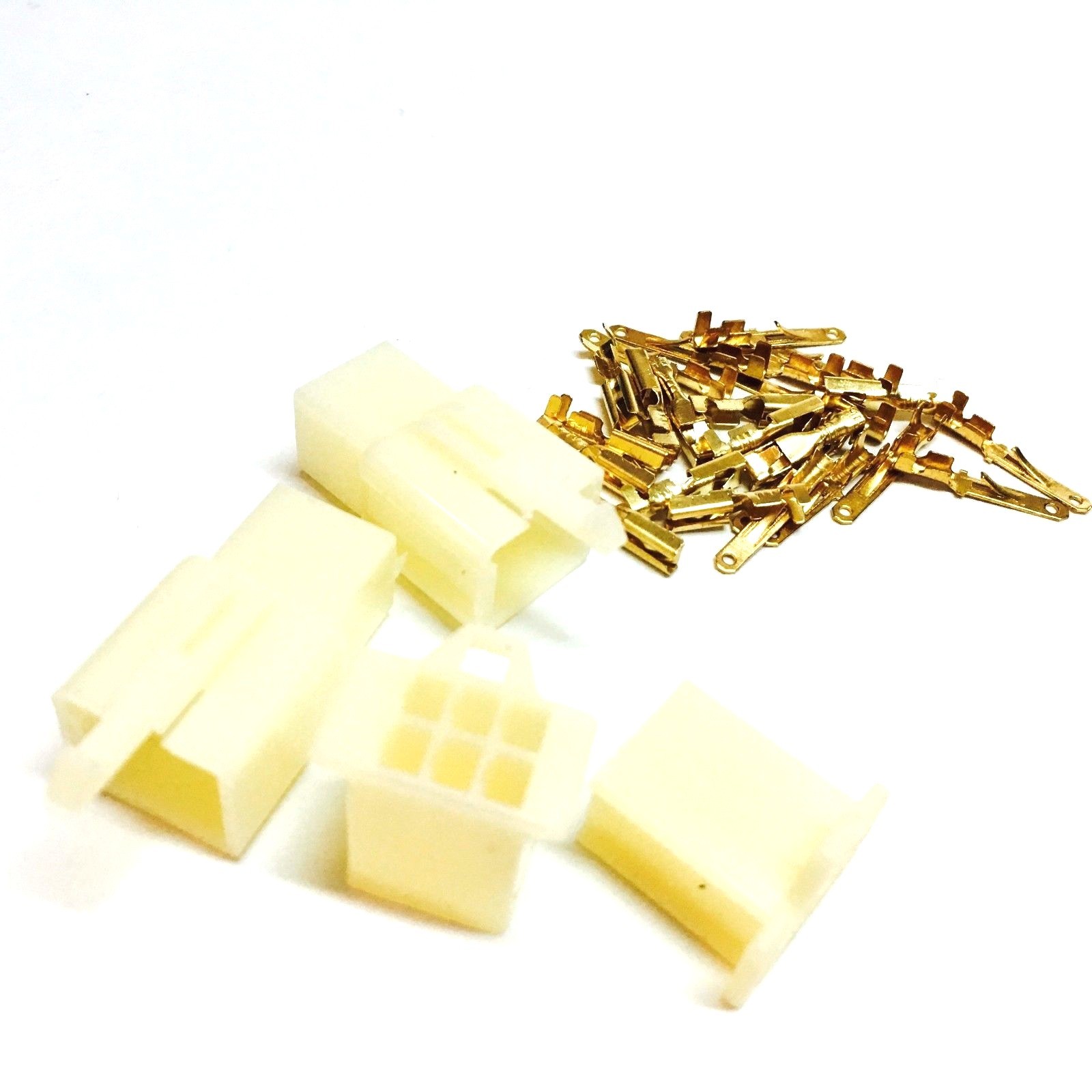 6 WIRE ELECTRICAL CONNECTOR REPAIR KIT MOTORCYCLE DIRT BIKE ATV 2.8MM ...