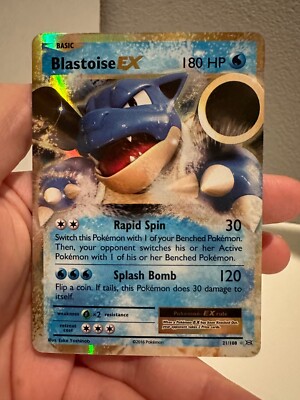Blastoise EX 21/108 - Holo Pokemon TCG XY Evolutions Base Set - NM 0601 ...