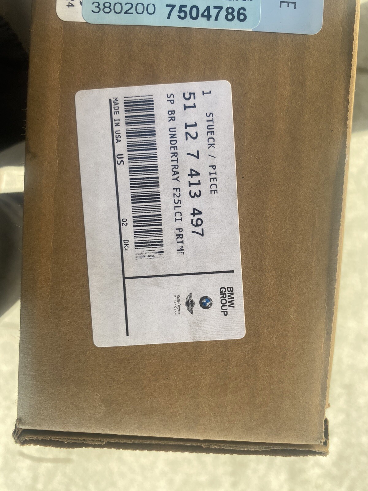 BMW X3 Rear Underride Guard OEM # 51127413497 for sale online | eBay