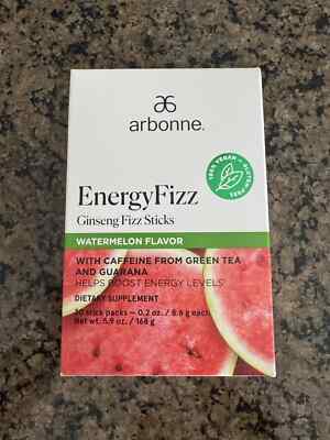 Arbonne Energy Watermelon Fizz Sticks New No Box 10 Sticks | eBay