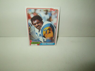 DOUG FRANCE 1981 Card Topps #466 rookie rc LOS ANGELES RAMS Ohio State ...