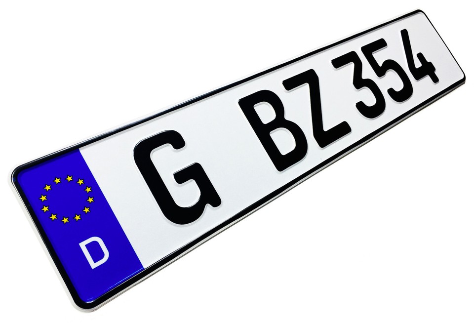 German European License Plate | eBay