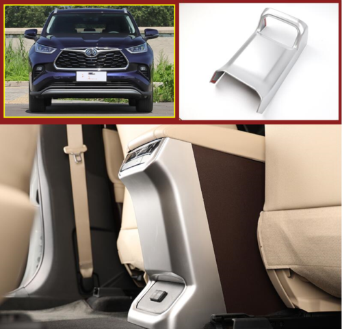 For Toyota Highlander 20-2023 Silver ABS Rear Seat Air Outlet Vent ...