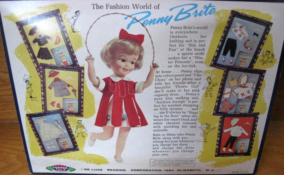 1964 BRAND NEW VINTAGE~PENNY BRITE~SUNDAY BEST~SUPER RARE 7 Pc.SET~NIB ...
