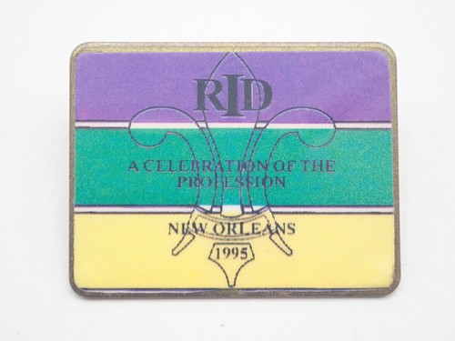 Registry of Interpreters for the Deaf New Orleans 1995 Vintage Lapel ...