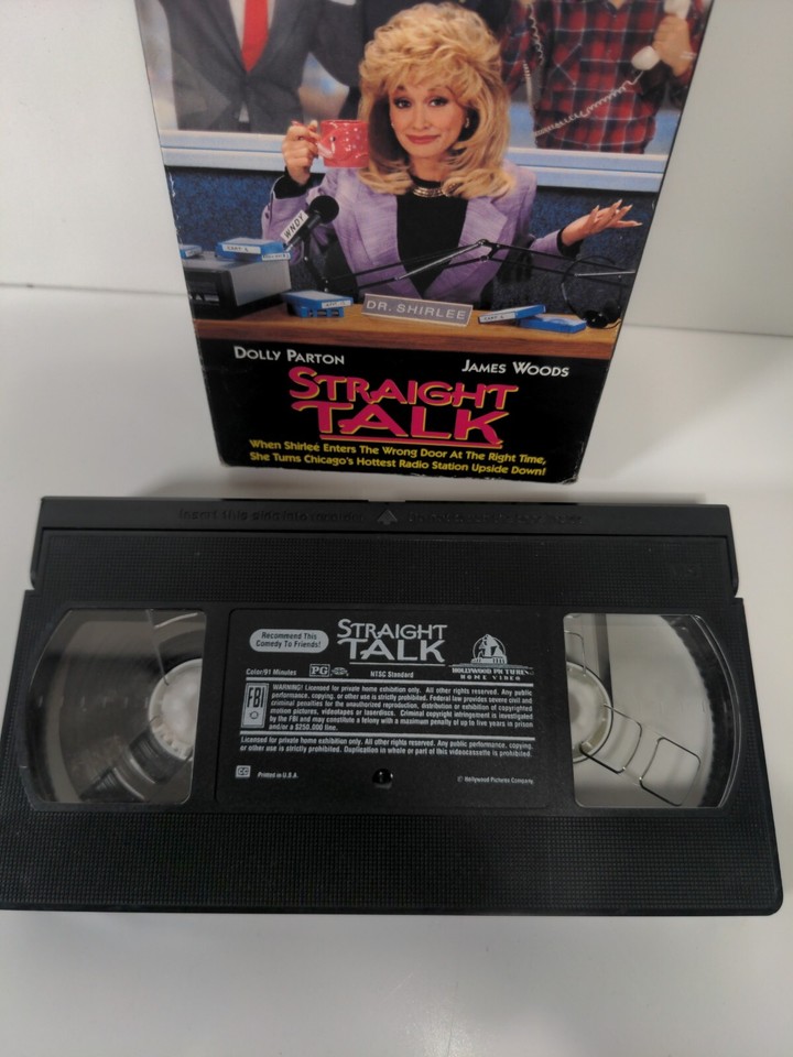 Straight Talk, Dolly Parton, VHS | eBay