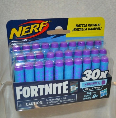NEW Fortnite Nerf Official 30X Dart Elite Refill Pack Battle Royale ...