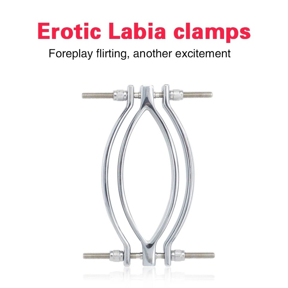 Labia Open Leg Strap Clamp Clip Clitoris Clitoris Nipple Clamps Women ...