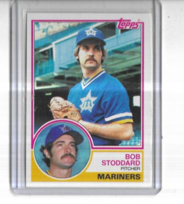 1983 Topps #195 Bob Stoddard Seattle Mariners | eBay