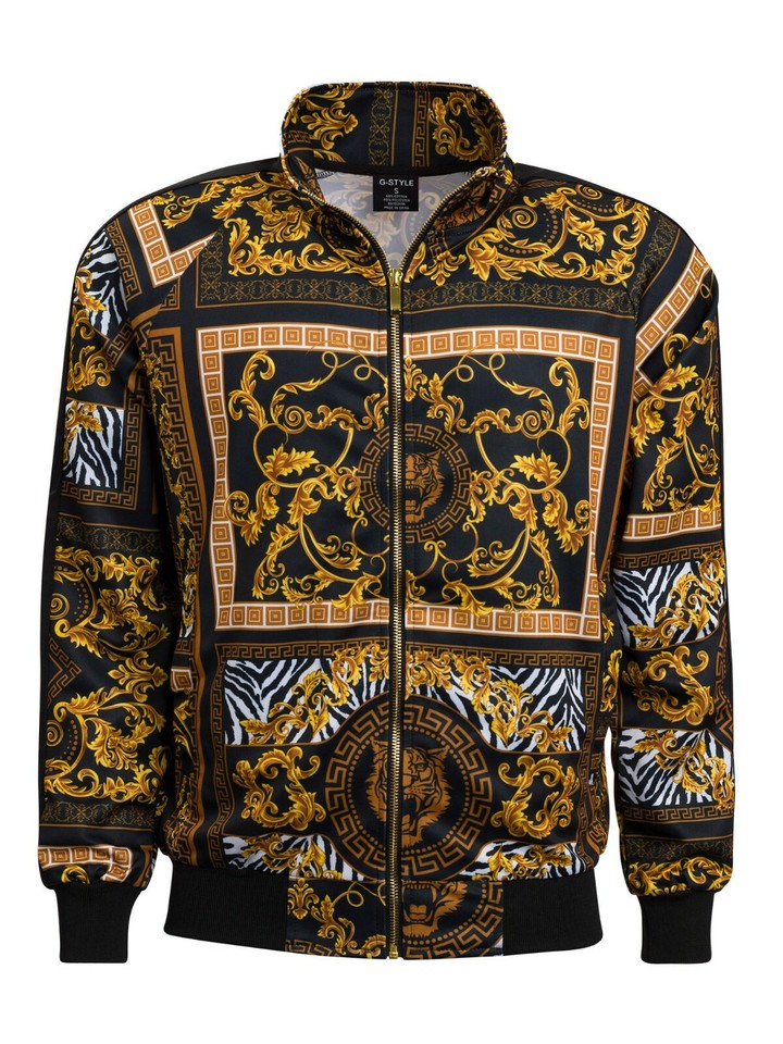 MEN'S Luxury Tiger Track Pants & Jacket Jogging Track Suit Set S~5X ...