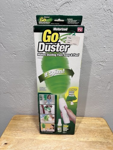 New As Seen On TV Motorized Go Duster Sealed Making Dusting Fast Easy ...