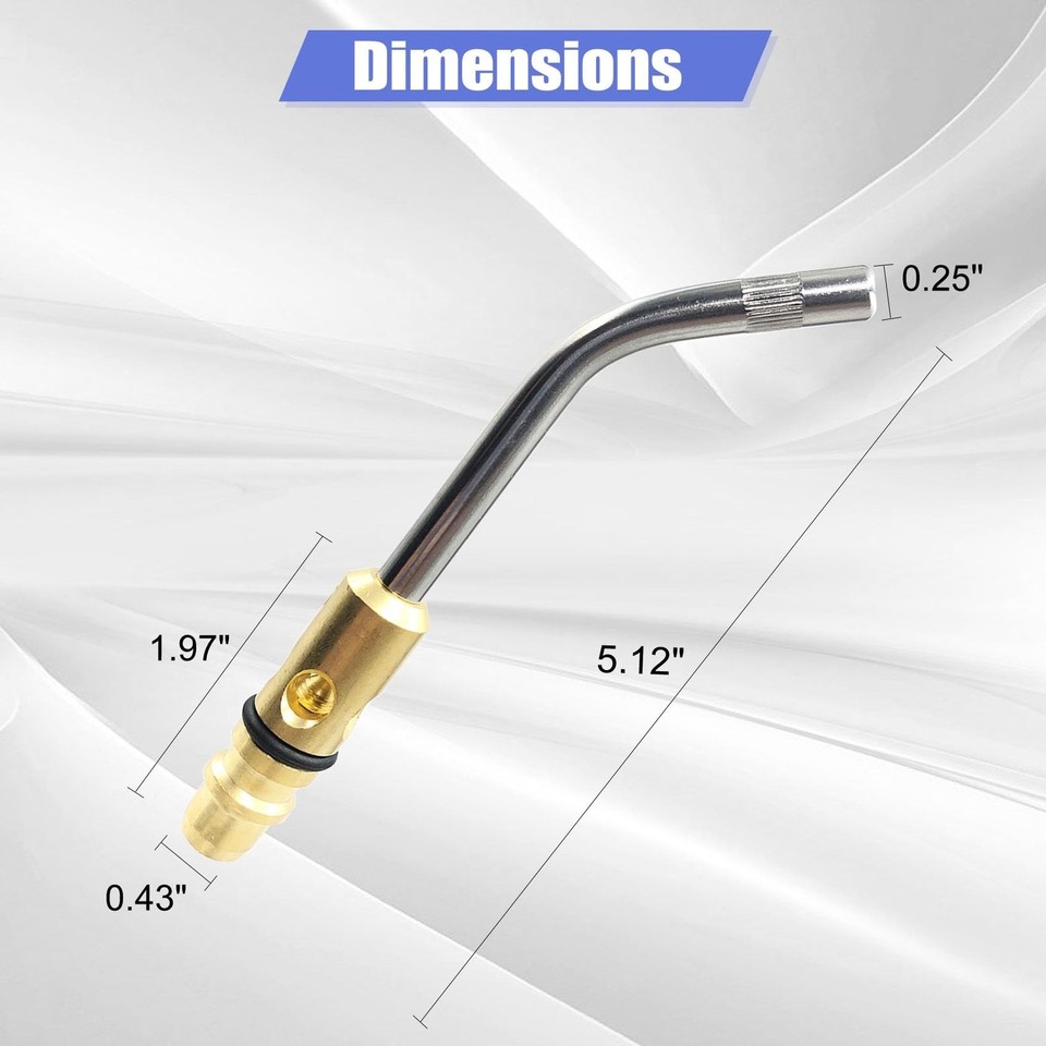 0386-0102 A-5 Air Acetylene Tip for Turbo Torch PLF-A5 or G-4 Handles ...