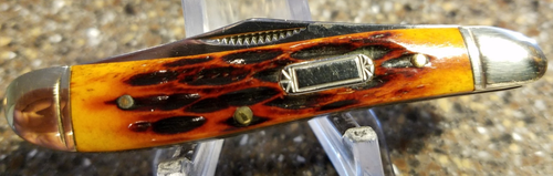 Rough Rider RR624, Peanut Amber Jigged Bon, 2-3/4", 2-Blades, NEW from ...