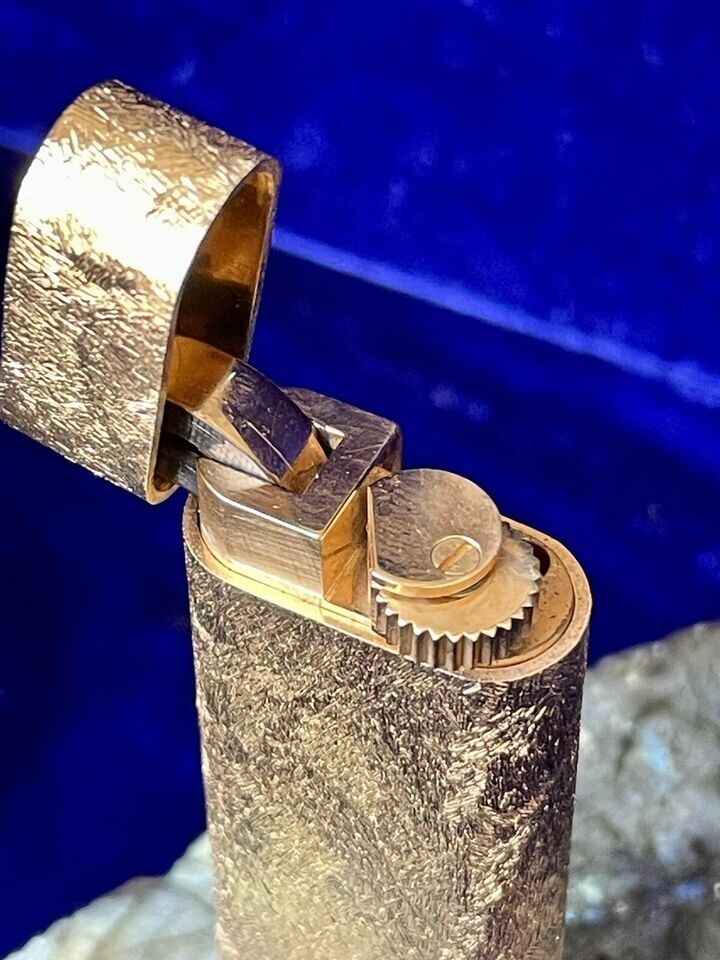 Cartier Lighter Gold Brushed Full Working | eBay