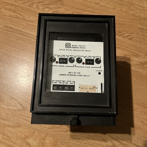 Basler Electric. Solid State Protective Relay. BE1-27/59. | eBay