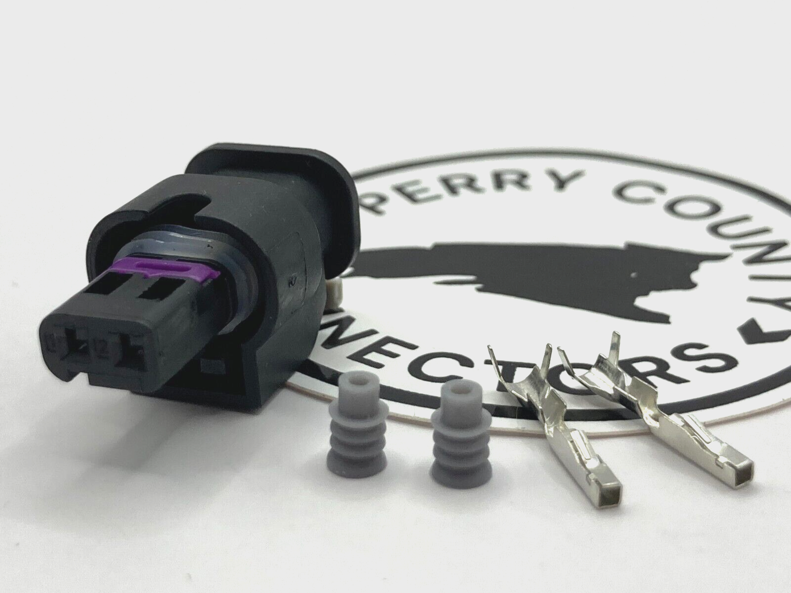 New Audi VW 2 Pin Connector Plug 4F0 973 702 A 4F0973702 Horn Injector ...