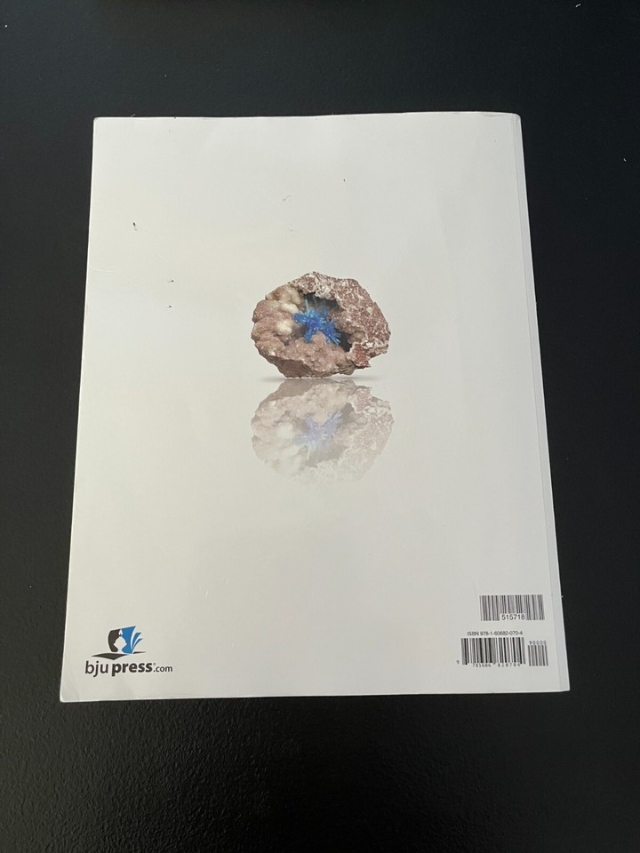 BJU Press Bob Jones Earth Science Student Text Book 4th Fourth Edition ...