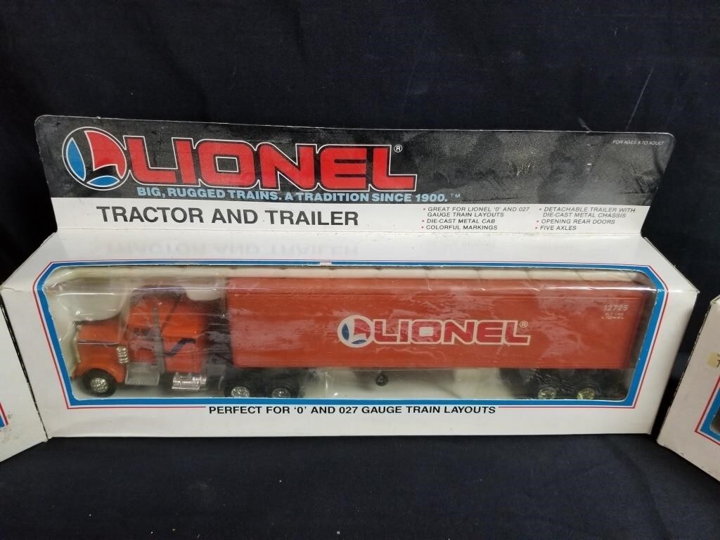 Antique 3 set - Lionel tractor trailers in original boxes | eBay