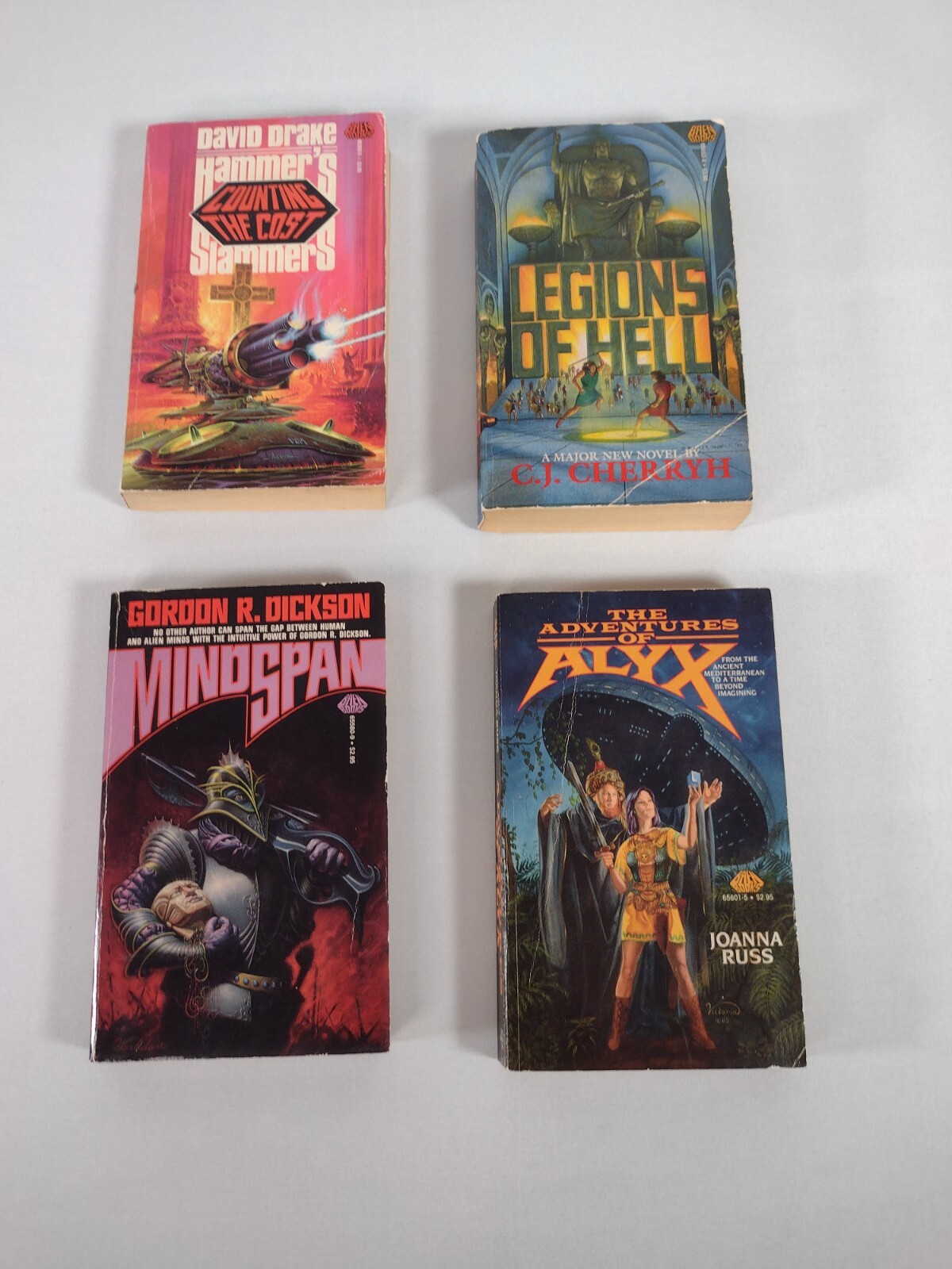 Baen Books Lot of 4 Paperback Books Including The Adventures of Alyx ...