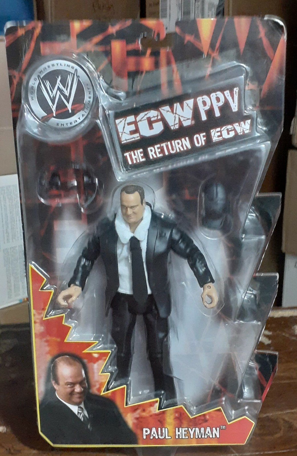 WWE Jakks Pacific Wrestling ECW PPV The Return Of ECW Paul Heyman ...