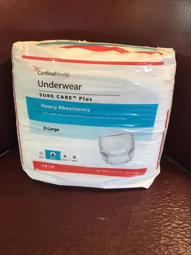 Cardinal Health Adult Heavy Absorbent Underwear Pull On X-Large 14 ...