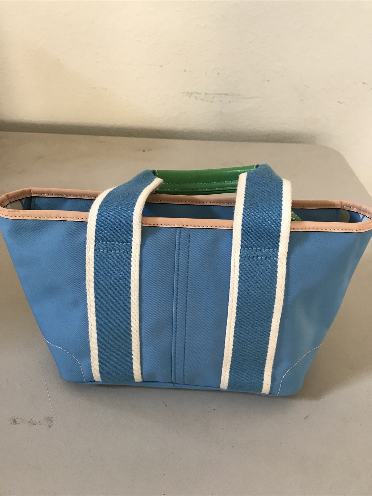 Coach L055-6268 Blue Canvas Small Tote for sale online | eBay