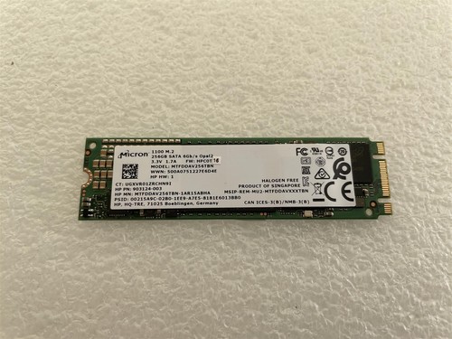 Pour HP 918988-001 Micron 1100 M.2 SSD 256 Go MTFDDAV256TBN Disque À ...