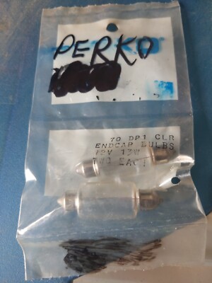 PERKO 70-DP1-CLR TWO (2) End Cap Bulbs 12V 13W | eBay