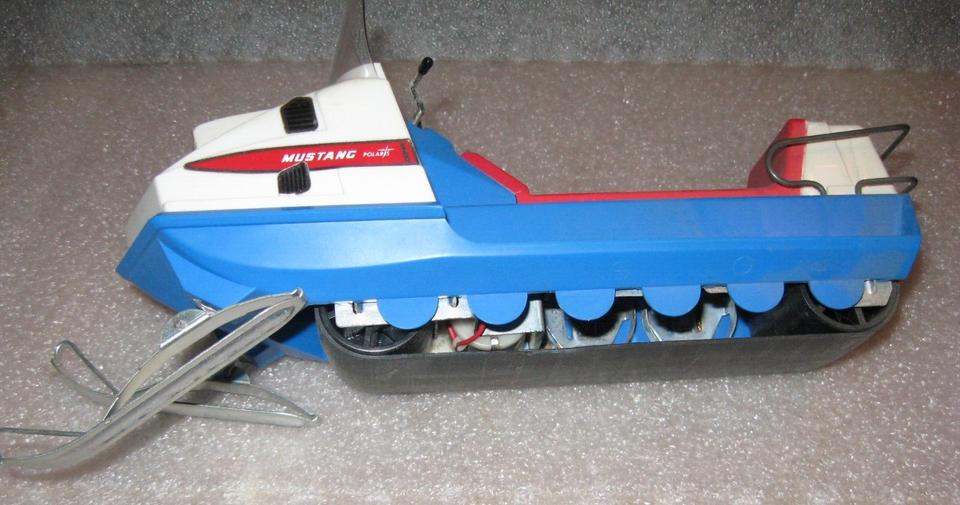 RARE VINTAGE 1970s POLARIS MUSTANG NORMATT TOY SNOWMOBILE BATTERY ...
