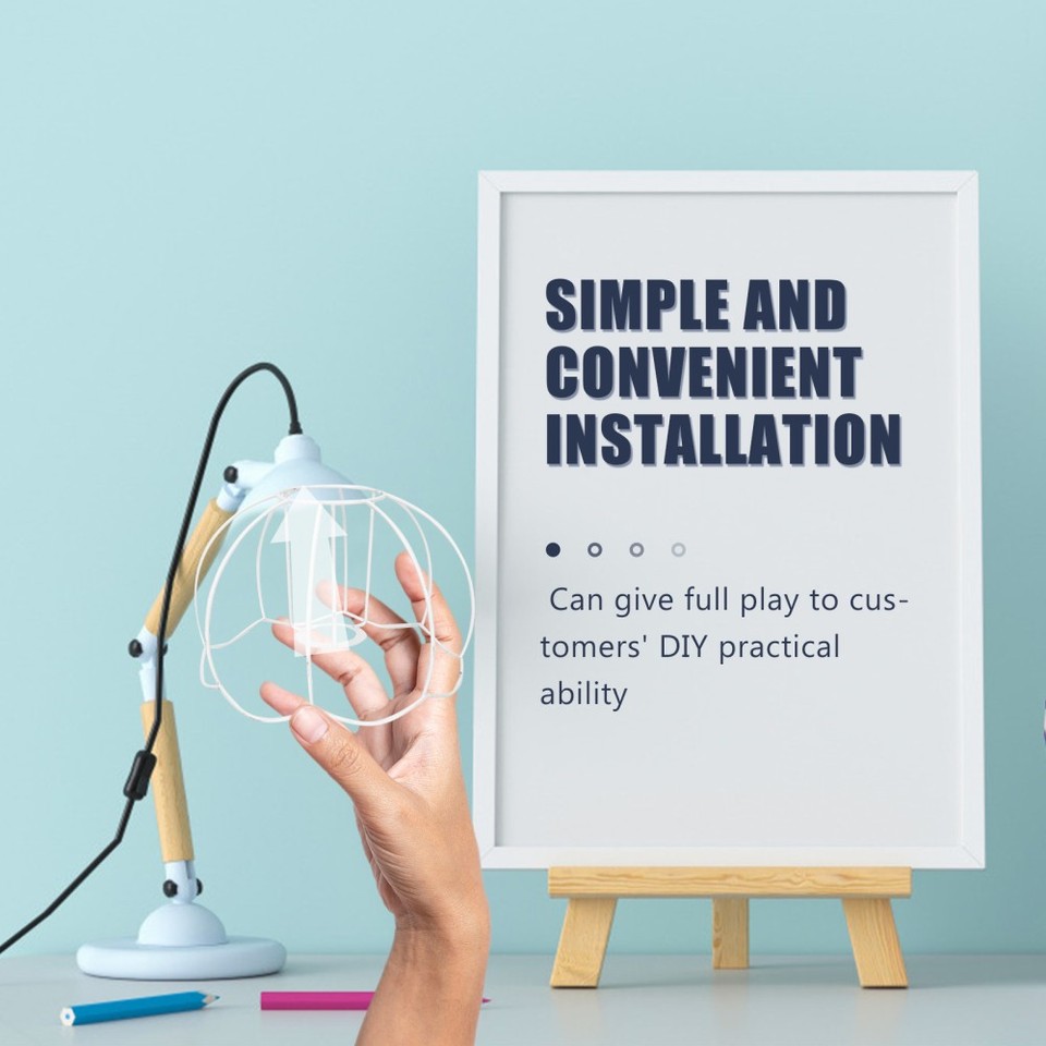 Lamp Shade Ring 8.5 Inch Table Light Cage Guard Diy Ring Lamp Shade ...