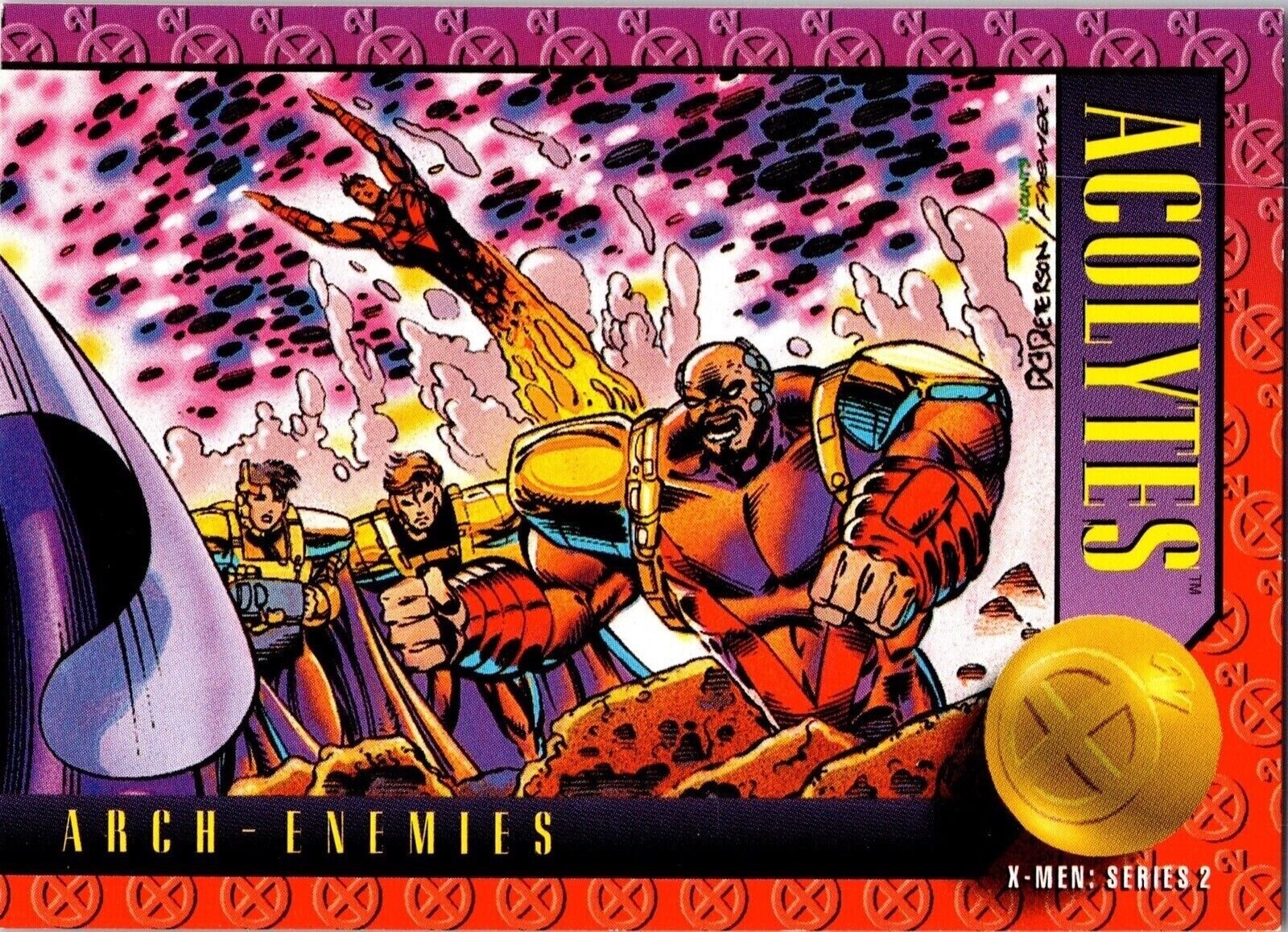 Arch-Enemies 45 Acolytes X-Men Series 2 1993 Skybox Trading Card Game ...