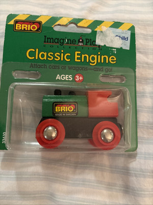New Brio "Classic Engine" #33610 Wooden Toy Train Engine | eBay
