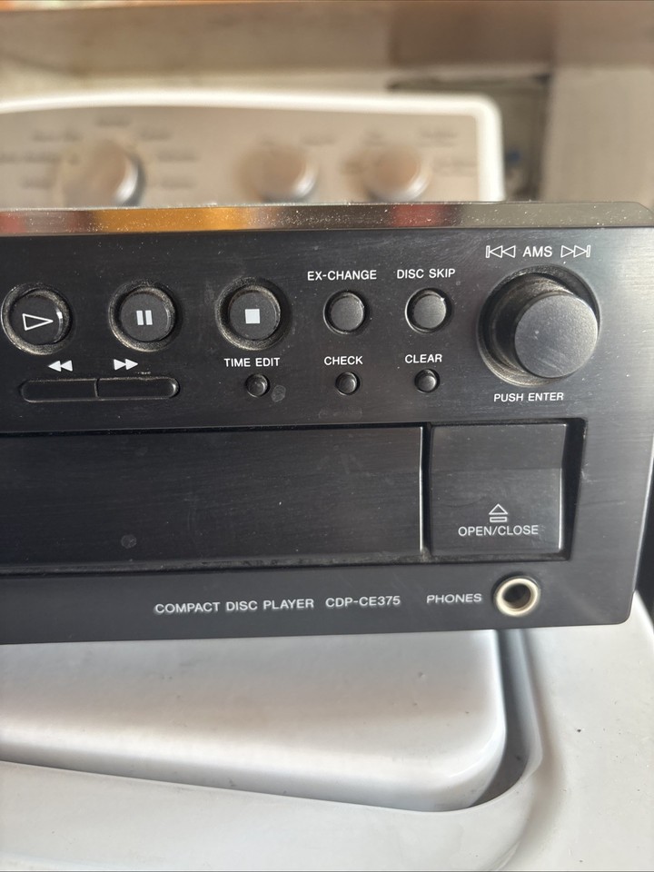 Sony CDP-CE375 5 Disc CD Player Changer Carousel With Remote Tested | eBay