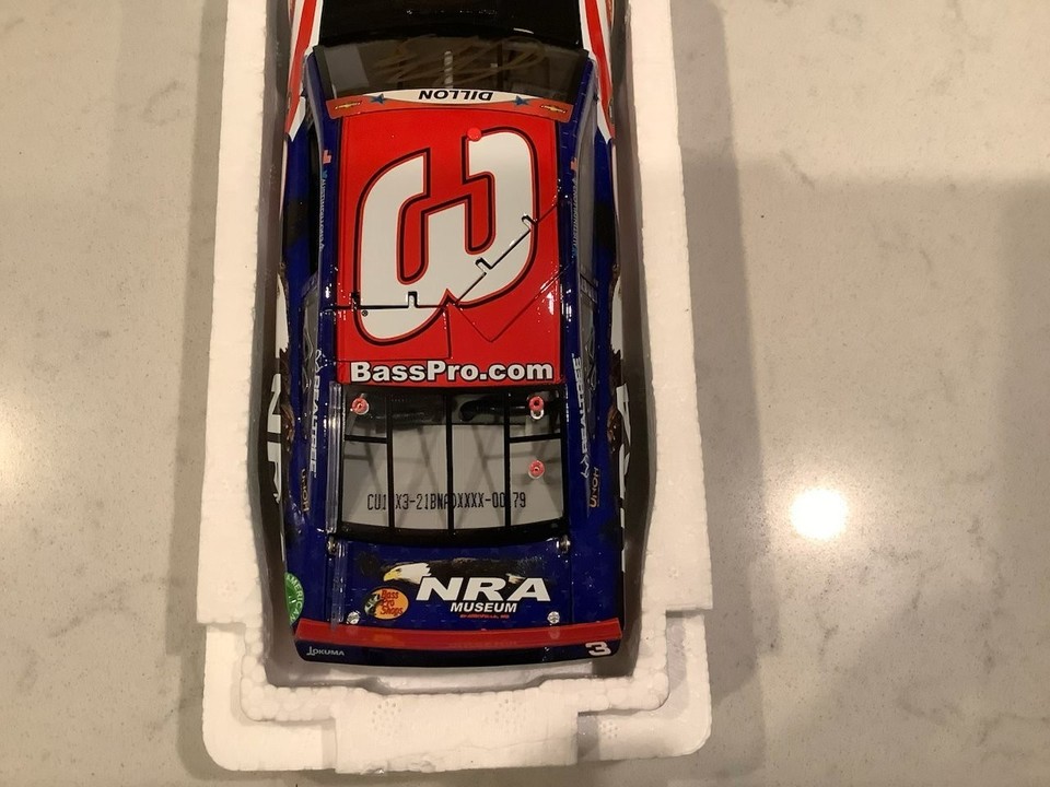 AUSTIN DILLON AUTOGRAPHED 2014 CHEVY SS BASS PRO NRA MUSEUM DIECAST ...