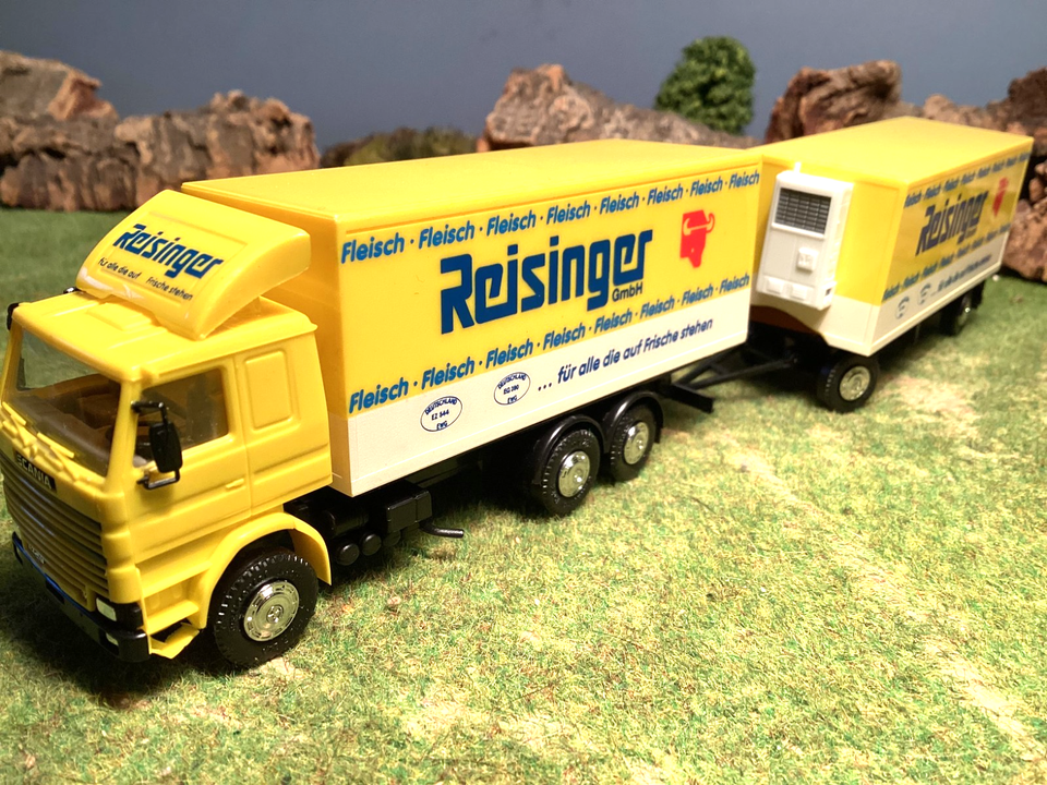Herpa LKW Hängerzug Spedition Reisinger Scania Zugmaschine 1:87 H0 ...