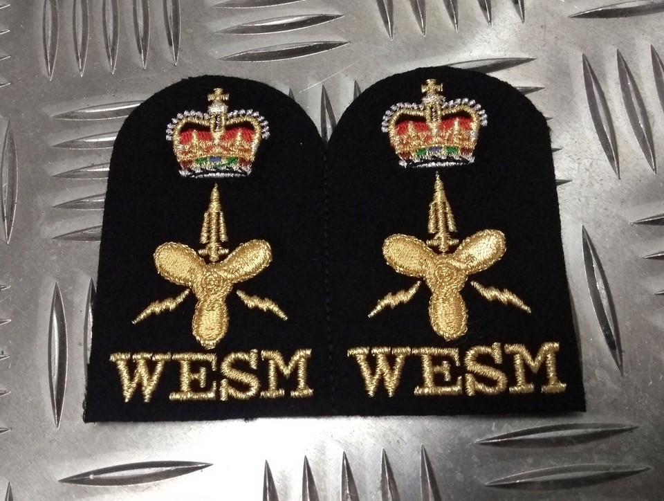 Royal Navy Embroidered Assorted Branch Qualification RN Badge / Patch ...