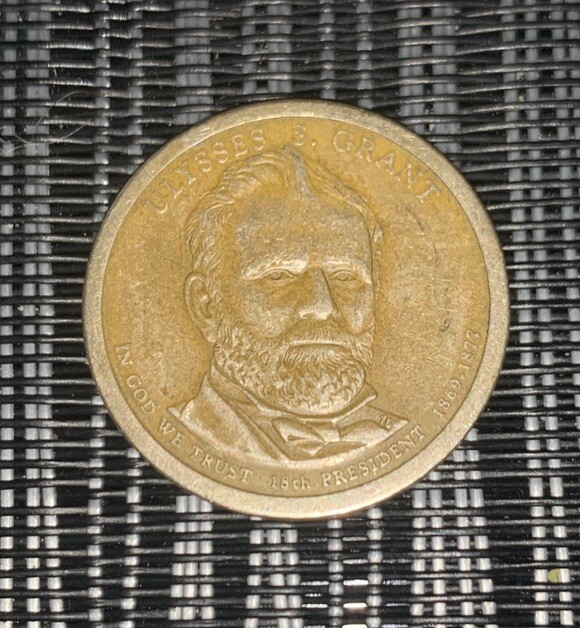 RARE Antique Ulysses S. Grant $1 Dollar Coin 1869-1877 - 2011 P - 18th ...