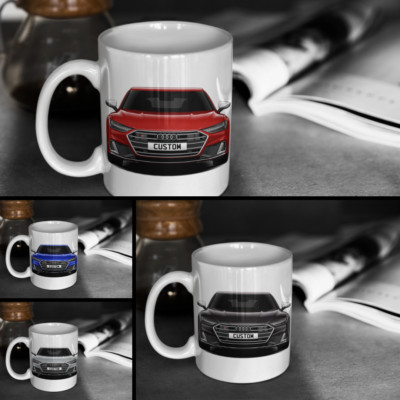 Personalised Audi S7 Sportback Mug Gift - Choice of Colour - FAST POST ...