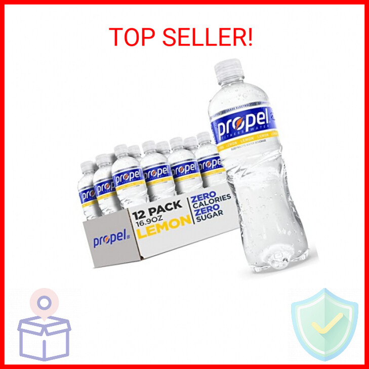 Propel, Lemon, Zero Calorie Sports Drinking Water with Electrolytes and ...